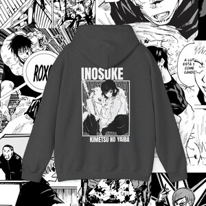Inosuke Hashibira Kimetsu No Yaiba Demon Slayer Hoodie Anime Sweatshirt ...
