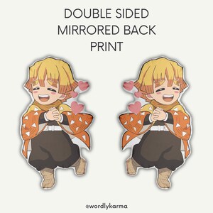 Zenitsu Kimetsu No Yaiba Demon Slayer Shaped Pillow Cute Anime Pillow ...