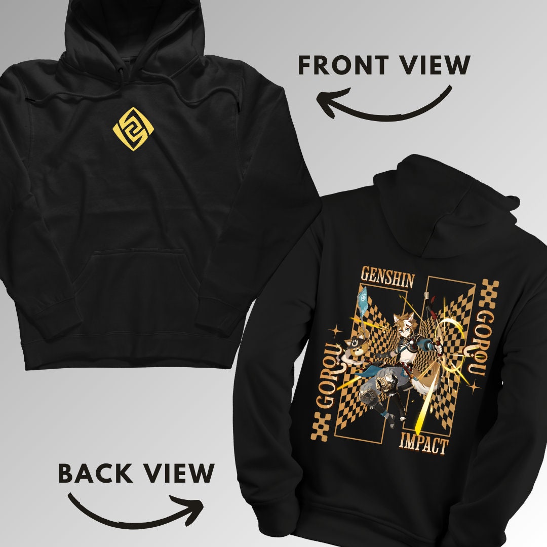 Gorou Genshin Impact Unisex Hoodie Anime Fan Clothing Cosplay Pullover ...