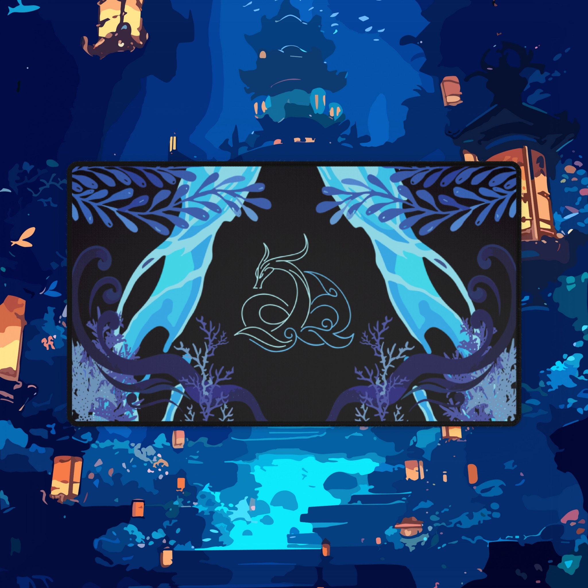 Neuvillette Genshin Impact Desk Mat: Perfect for Gamers & Fans ...