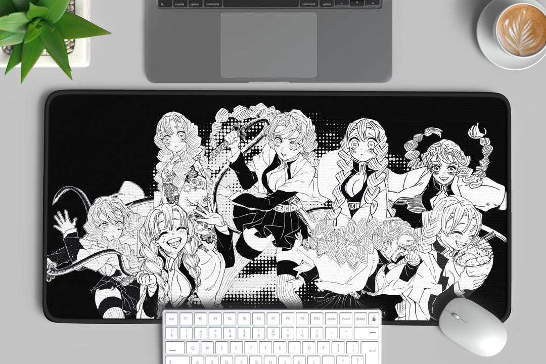 Mitsuri Kanroji Demon Slayer Kimetsu No Yaiba Anime Desk Mat Premium ...