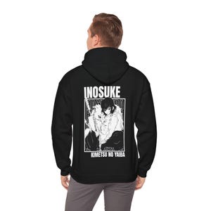 Inosuke Hashibira Kimetsu No Yaiba Demon Slayer Hoodie Anime Sweatshirt ...