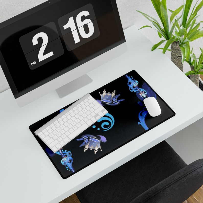 Furina Genshin Impact Desk Mat: Perfect for Gamers & Fans Featuring ...