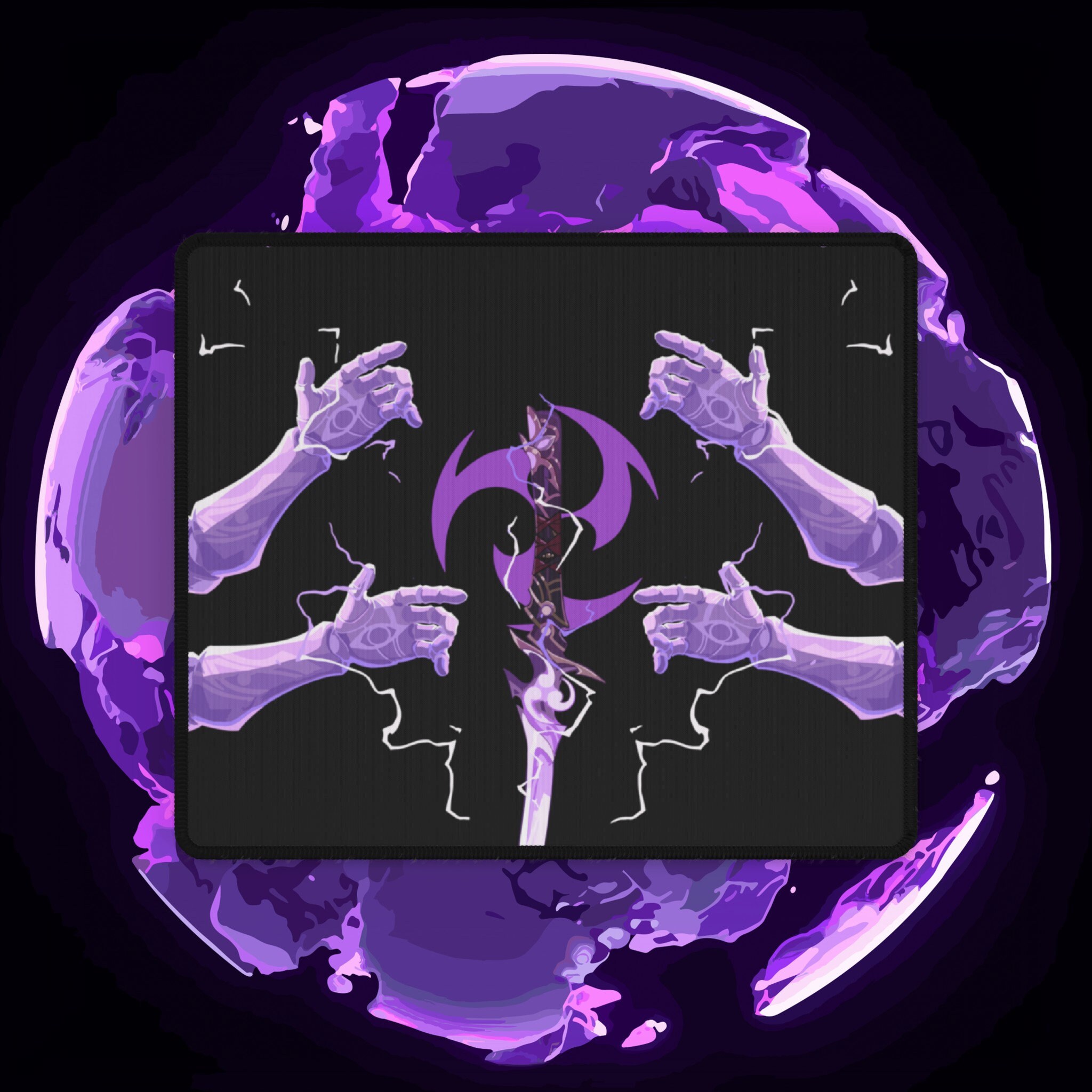 Raiden Shogun Genshin Impact Desk Mat: Perfect for Gamers & Fans ...