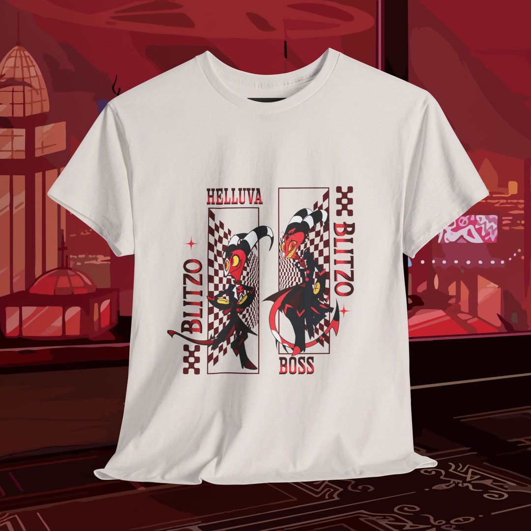 Blitzo Helluva Boss T-shirt: Stylish Trendy Apparel Featuring Your ...