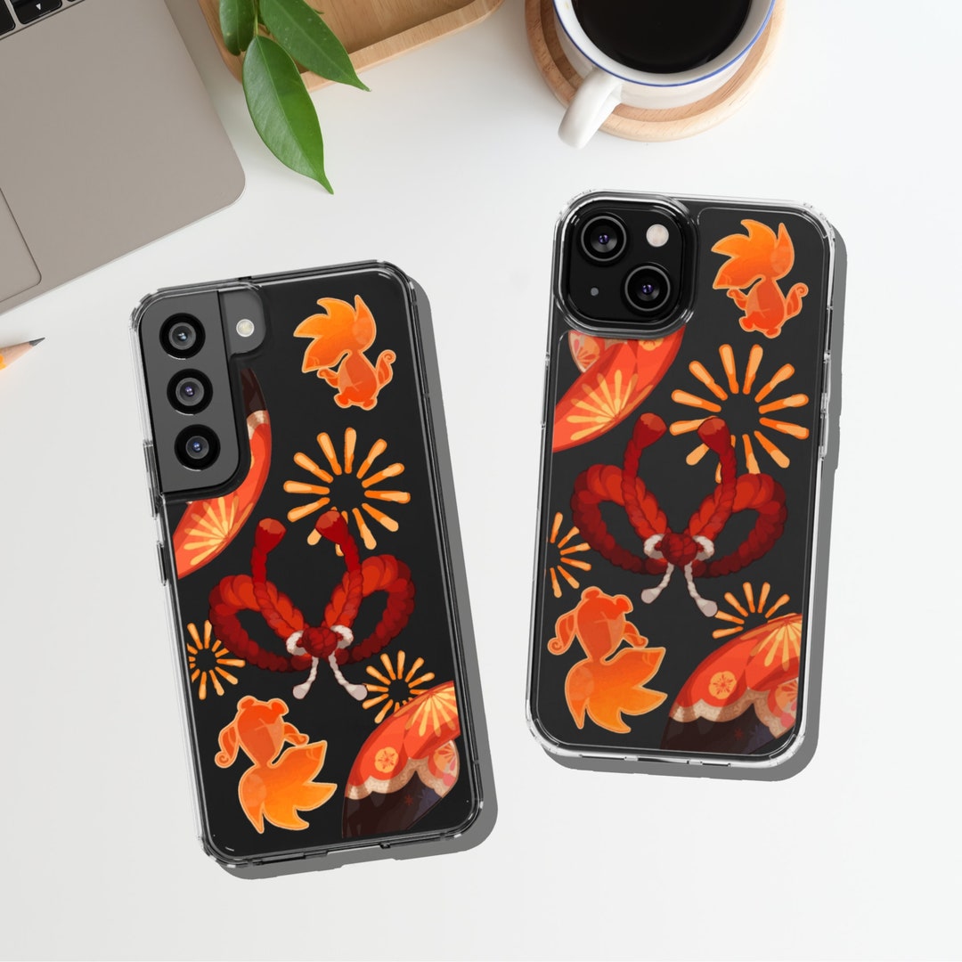 Yoimiya Genshin Impact Phone Case Aesthetic Design (iphone 15 & Samsung ...