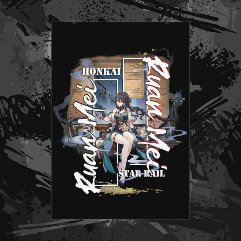 Ruan Mei Themed Honkai Star Rail Aesthetic Poster Anime Wall Art Print ...
