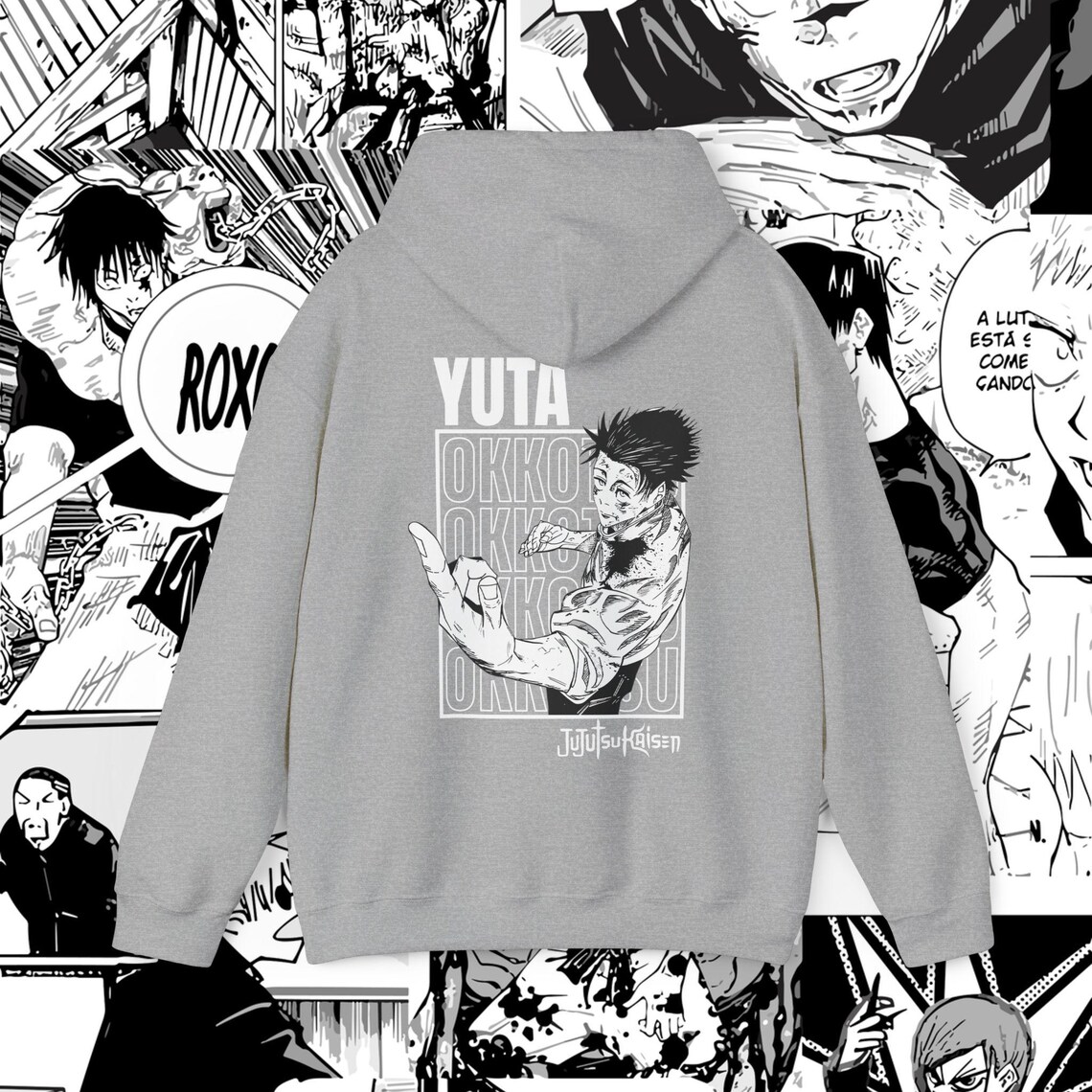 Yuta Okkotsu Jujutsu Kaisen Hoodie Anime Sweatshirt Trendy Manga ...