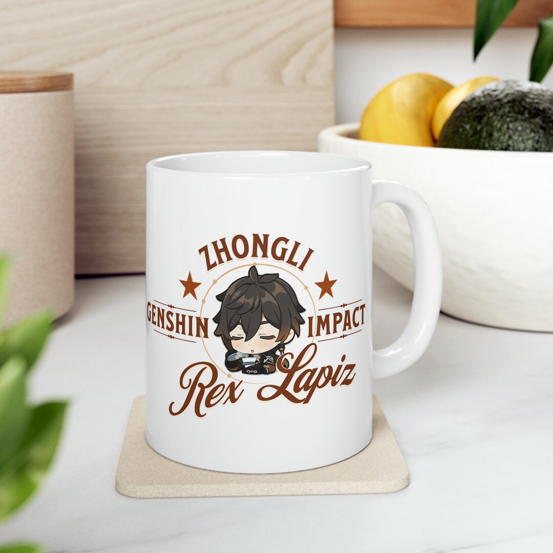 Zhongli Themed Genshin Impact-inspired Mug: Sip in Style With Your ...