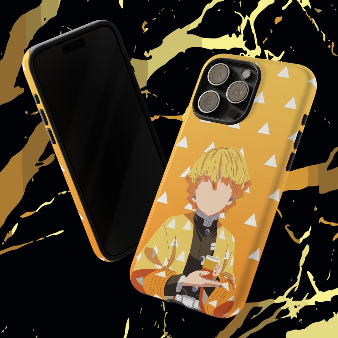 Zenitsu Kimetsu No Yaiba Demon Slayer Tough Phone Case iPhone 15 ...