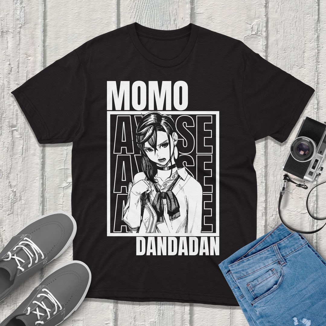 Momo Ayase Dandadan T-shirt Unisex Vintage Streetwear Manga Shirt ...