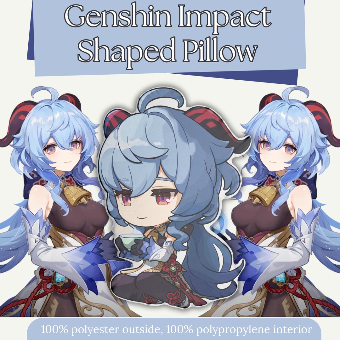 Ganyu Genshin Impact Shaped Pillow Anime Plushie: Adorable ...