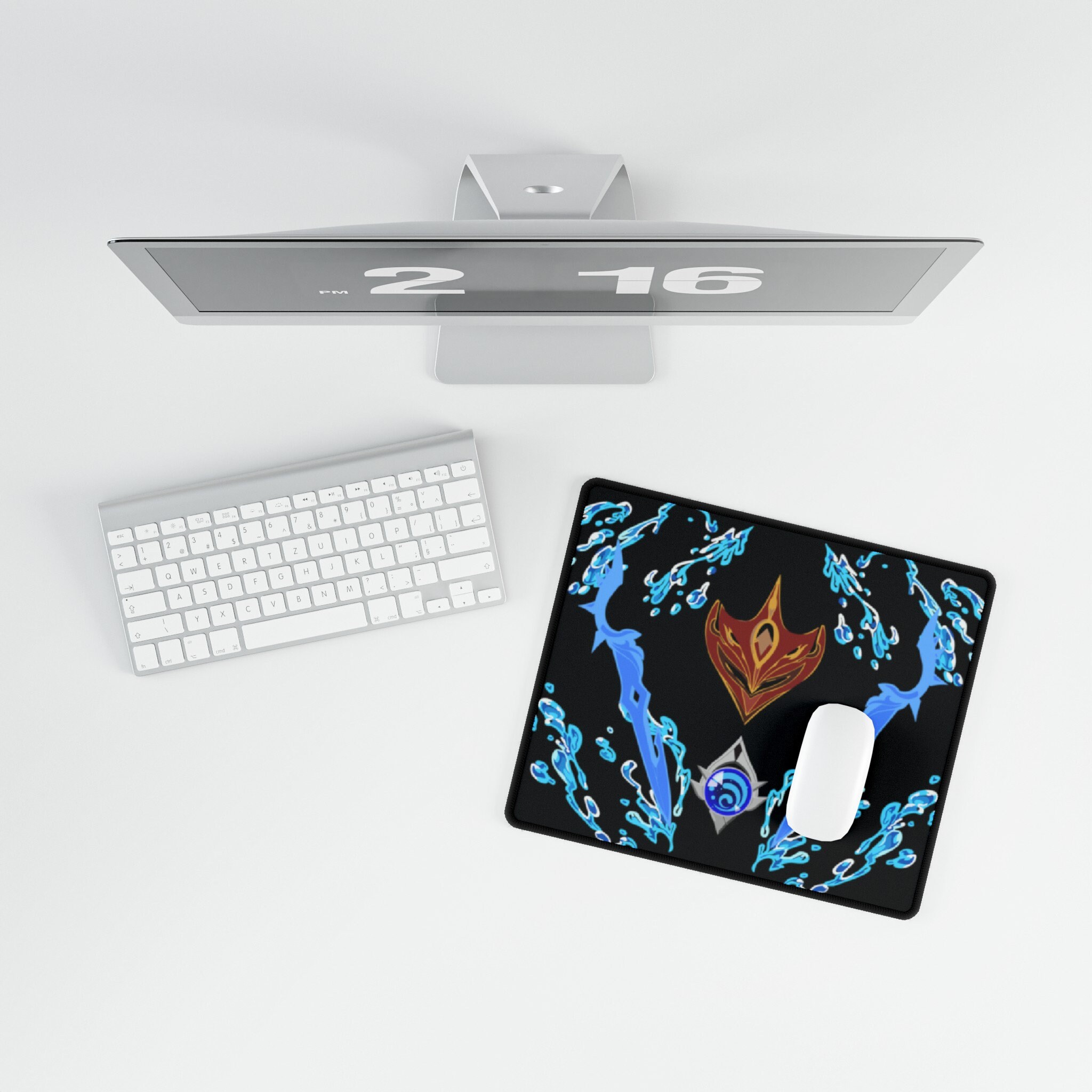Tartaglia Childe Genshin Impact Desk Mat: Perfect for Gamers & Fans ...