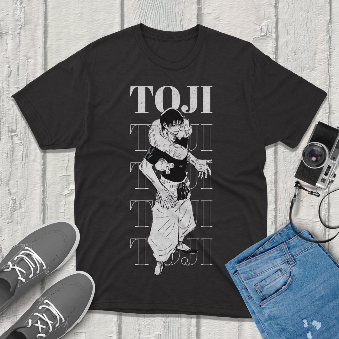 Toji Fushiguro Jujutsu Kaisen T-shirt Vintage Streetwear Premium ...