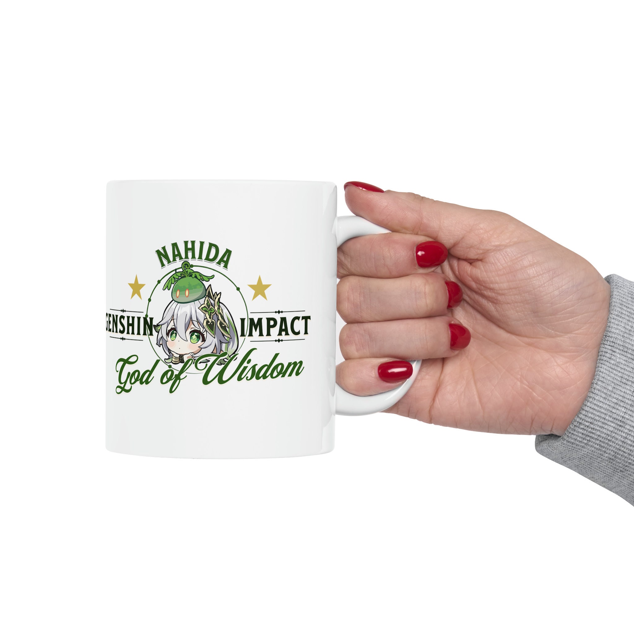 Nahida Themed Genshin Impact-inspired Mug: Sip in Style With Your ...