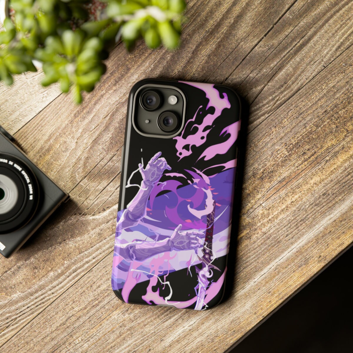 Raiden Shogun Genshin Impact Tough Case Aesthetic Design iPhone 15 ...