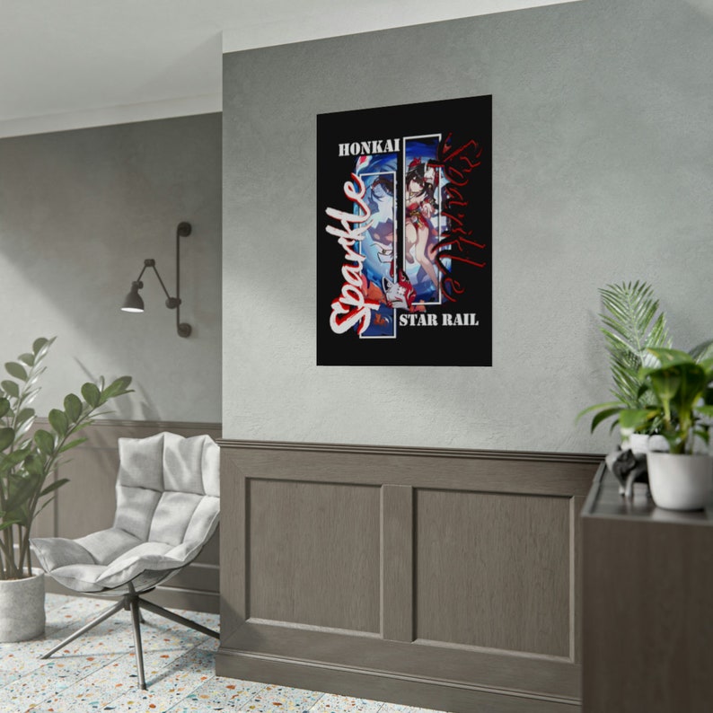 Sparkle Themed Honkai Star Rail Aesthetic Poster Anime Wall Art Print ...