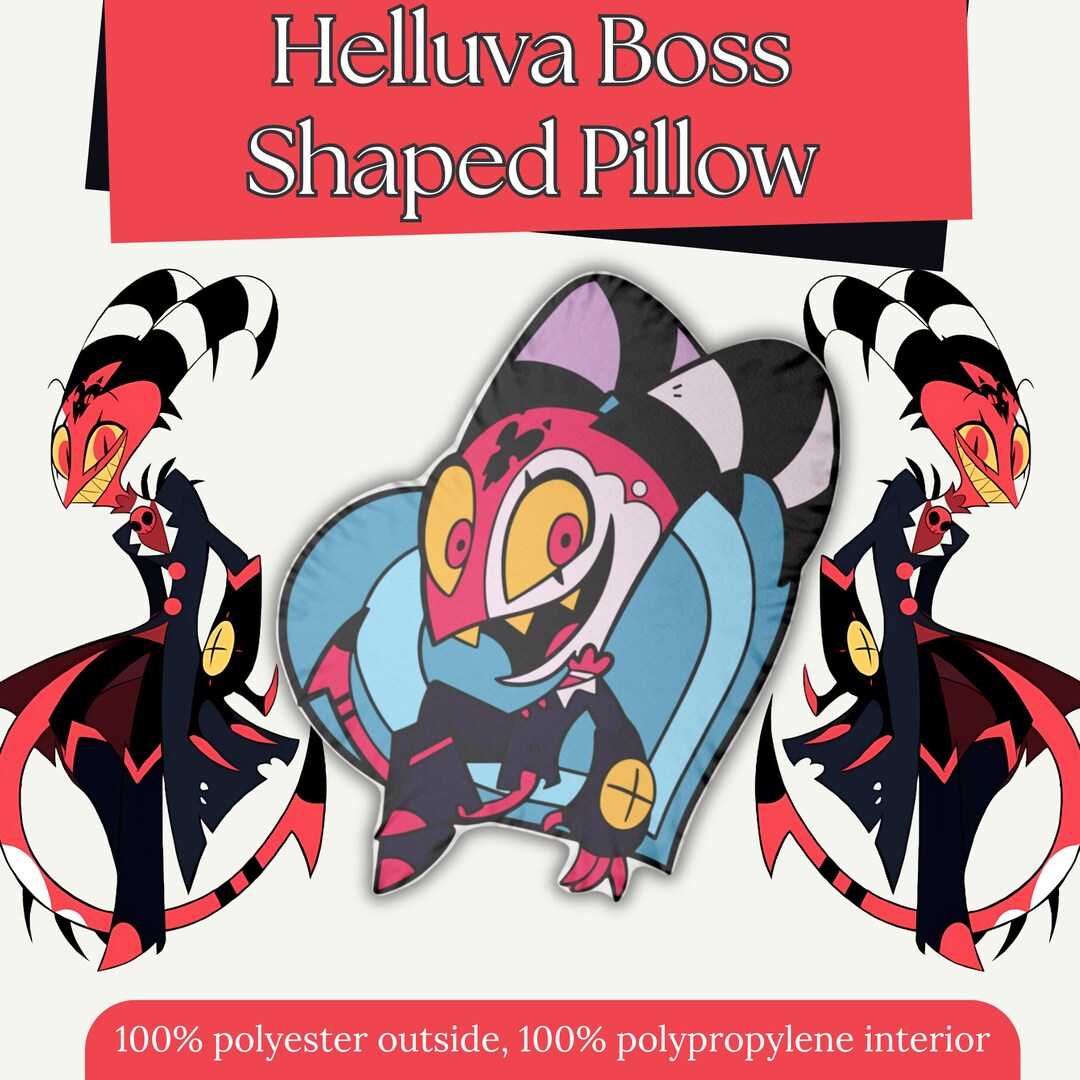 Blitzo Unique Helluva Boss Shaped Pillow Plush Perfect Helluva Boss ...