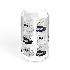 Satoru Gojo Jujutsu Kaisen Anime Glass Cup Gojo Glassware Perfect Anime ...