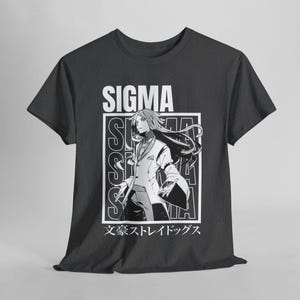Sigma Bungou Stray Dogs T-shirt Anime Vintage Streetwear Premium ...