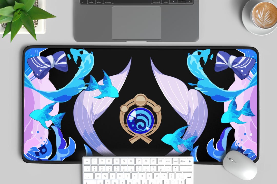 Kokomi Genshin Impact Desk Mat: Gaming Desk Accessory - Etsy