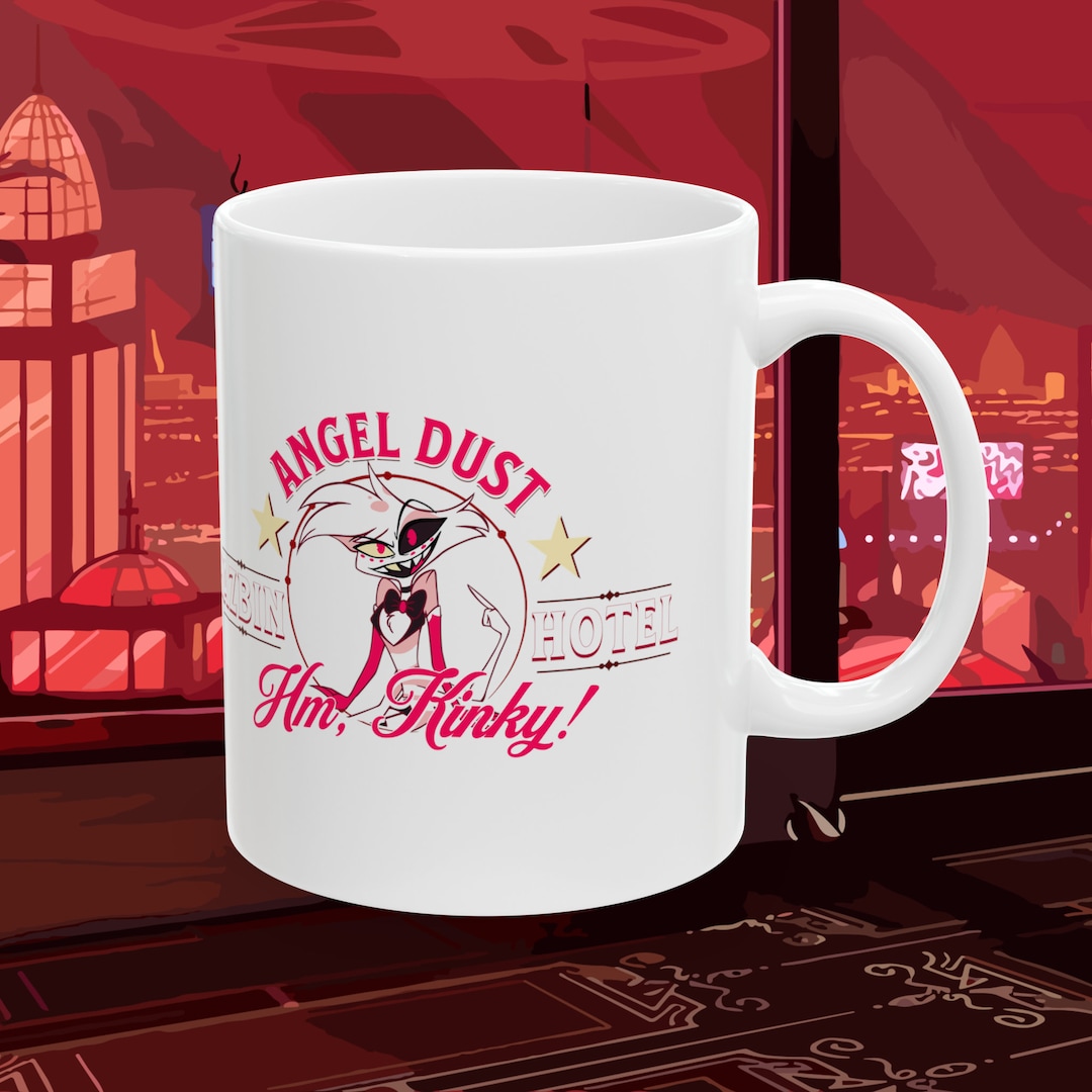 Angel Dust Themed Hazbin Hotel-inspired Mug Sip in Hellish Style ...