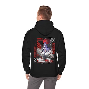 Acheron Themed Honkai Star Rail Unisex Hoodie, Hooded Sweatshirt, Anime ...