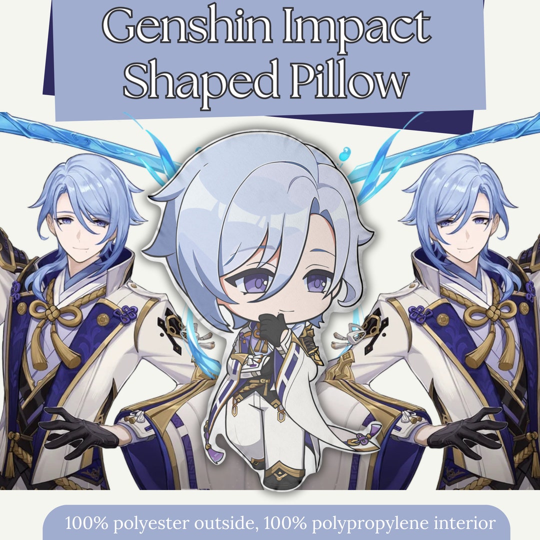 Kamisato Ayato Genshin Impact Shaped Pillow Anime Plushie: Adorable ...