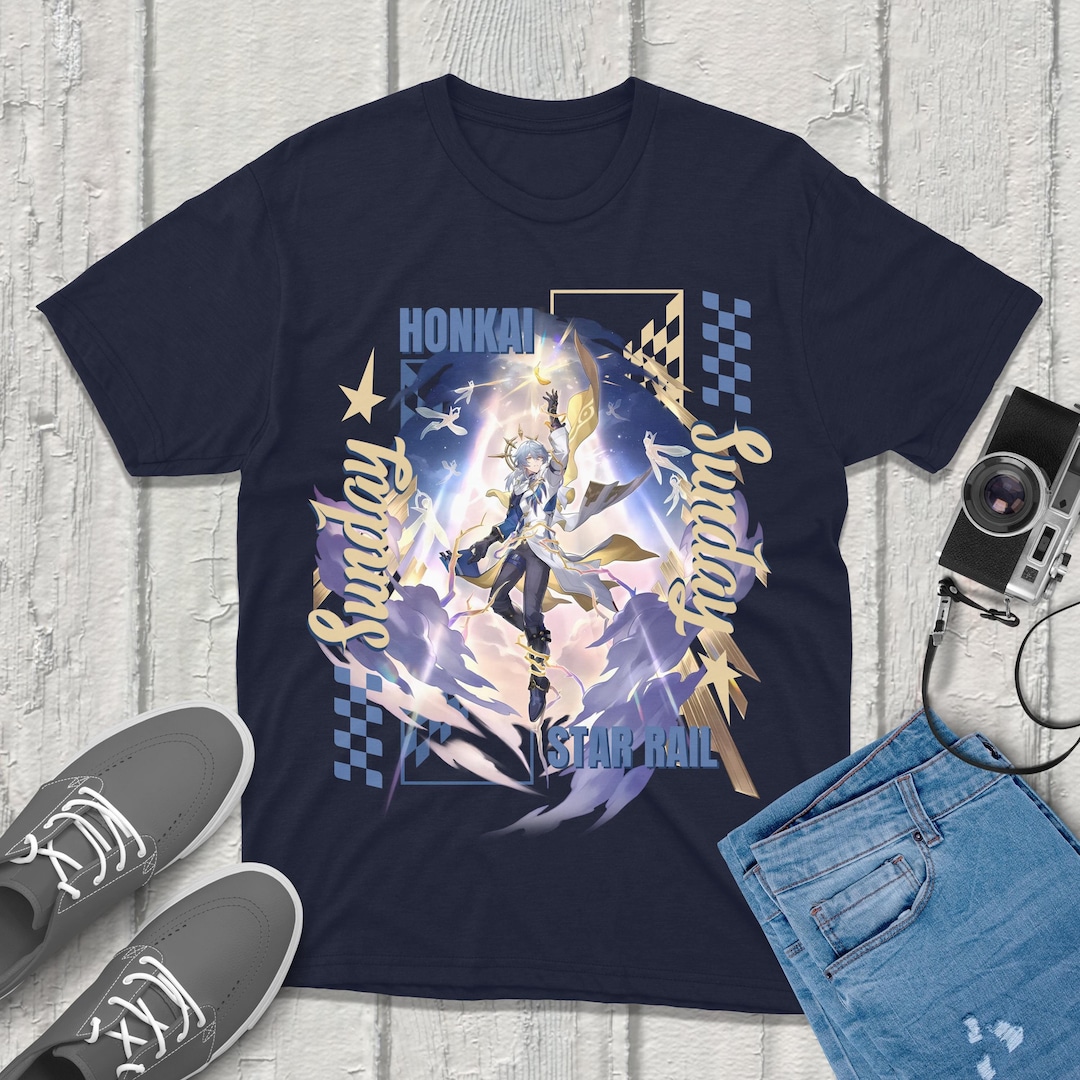 Sunday Honkai Star Rail T-shirt Vintage Streetwear Anime Apparel ...