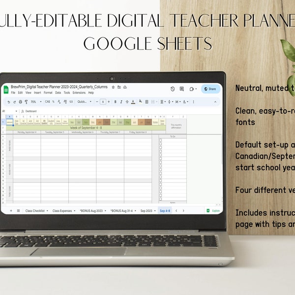 Teacher Planner - Etsy