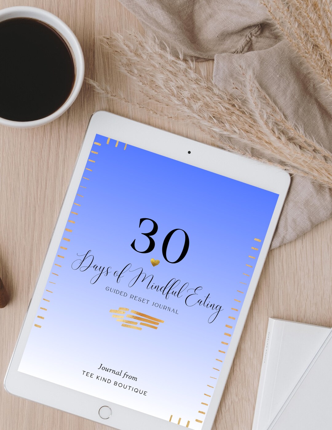 Digital 30 Day Mindful Eating Workbook, Food Freedom Workbook ...
