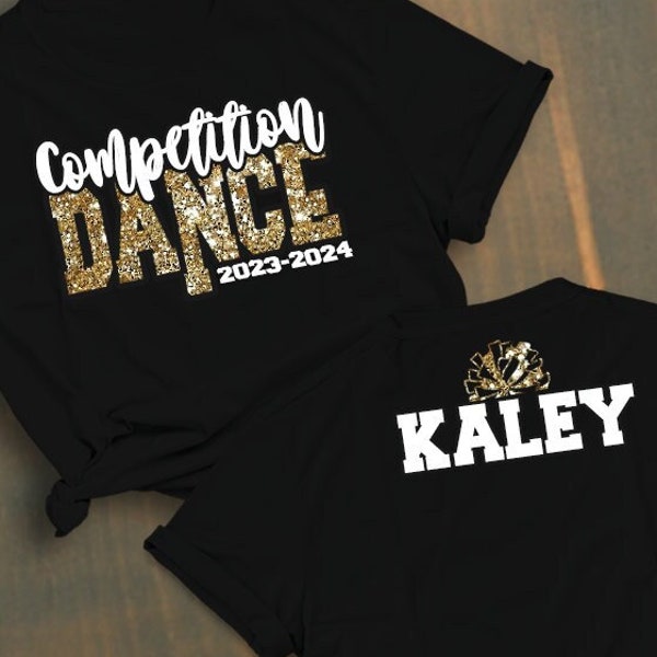 Custom Dance Competition Shirt - Etsy
