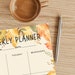 Autumn Weekly Planner, Week at a Glance, Fall Planner, Weekly Agenda ...