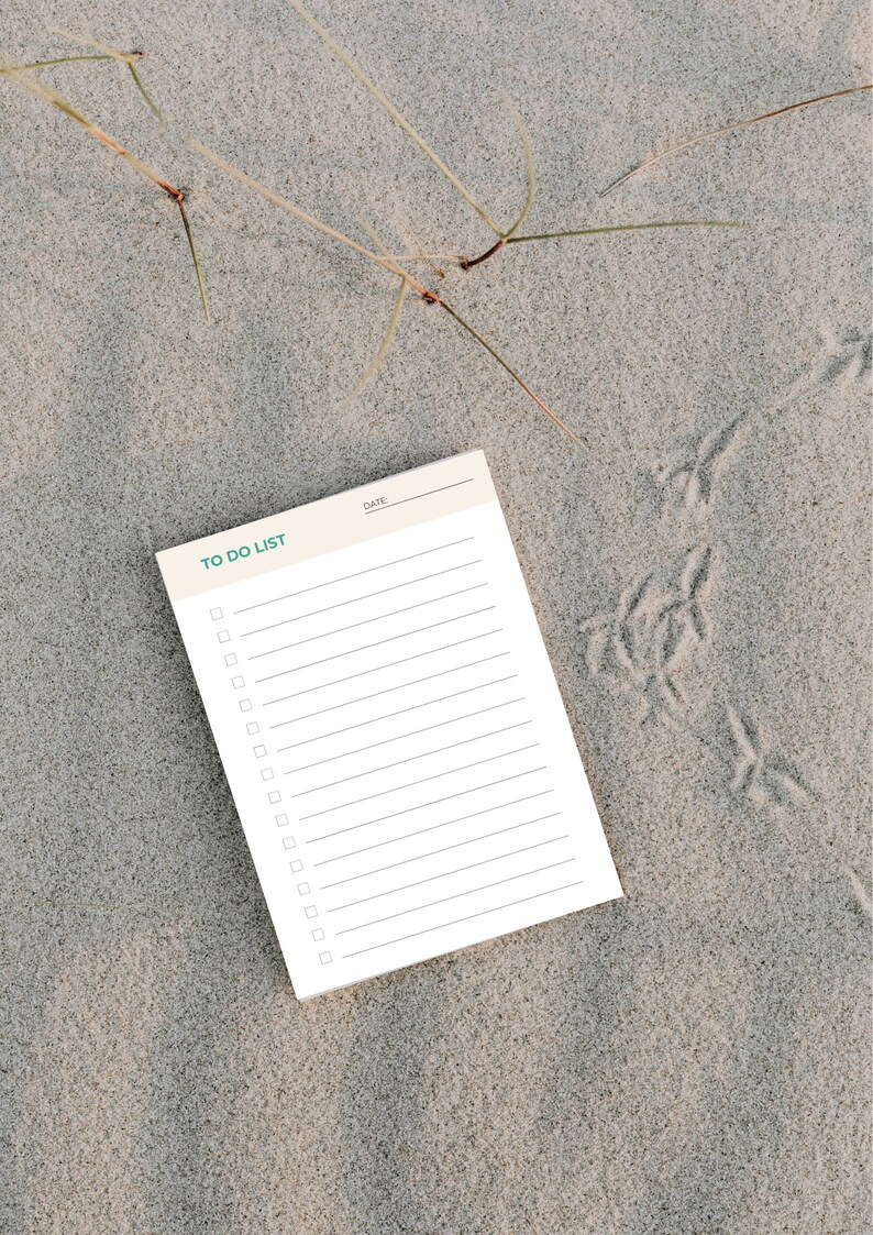 Minimalist To-do List, Simple Daily Planner, Digital Task Organizer ...