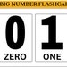 Number Flashcards 0-10, Big Font, Printable Number Educational ...