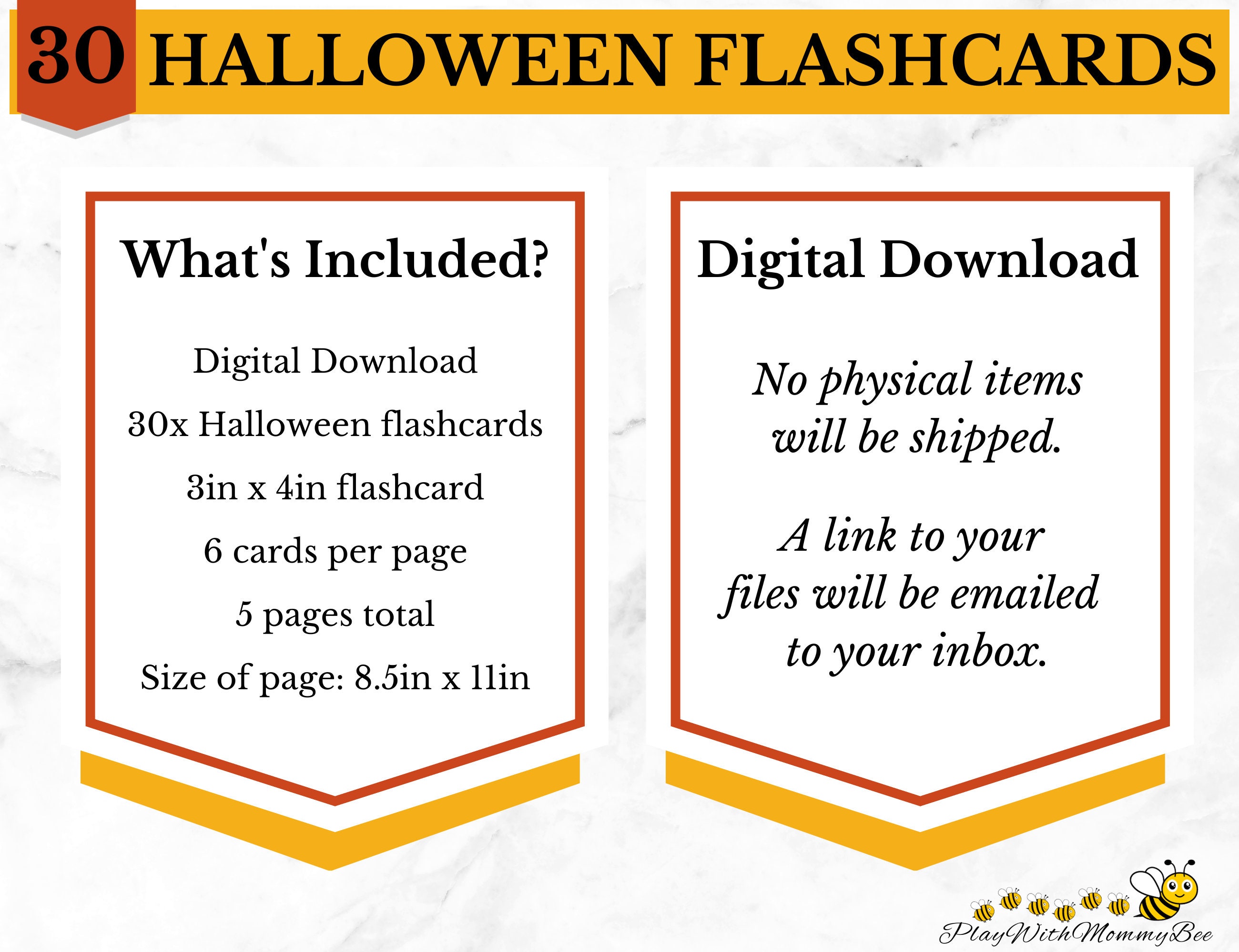 Halloween, Flashcards, Vocabulary, Spooky, Colorful, Autumn, Fall ...