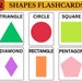 Shapes Flashcards, Forms, Figures, Geometric, Educational, Preschool ...