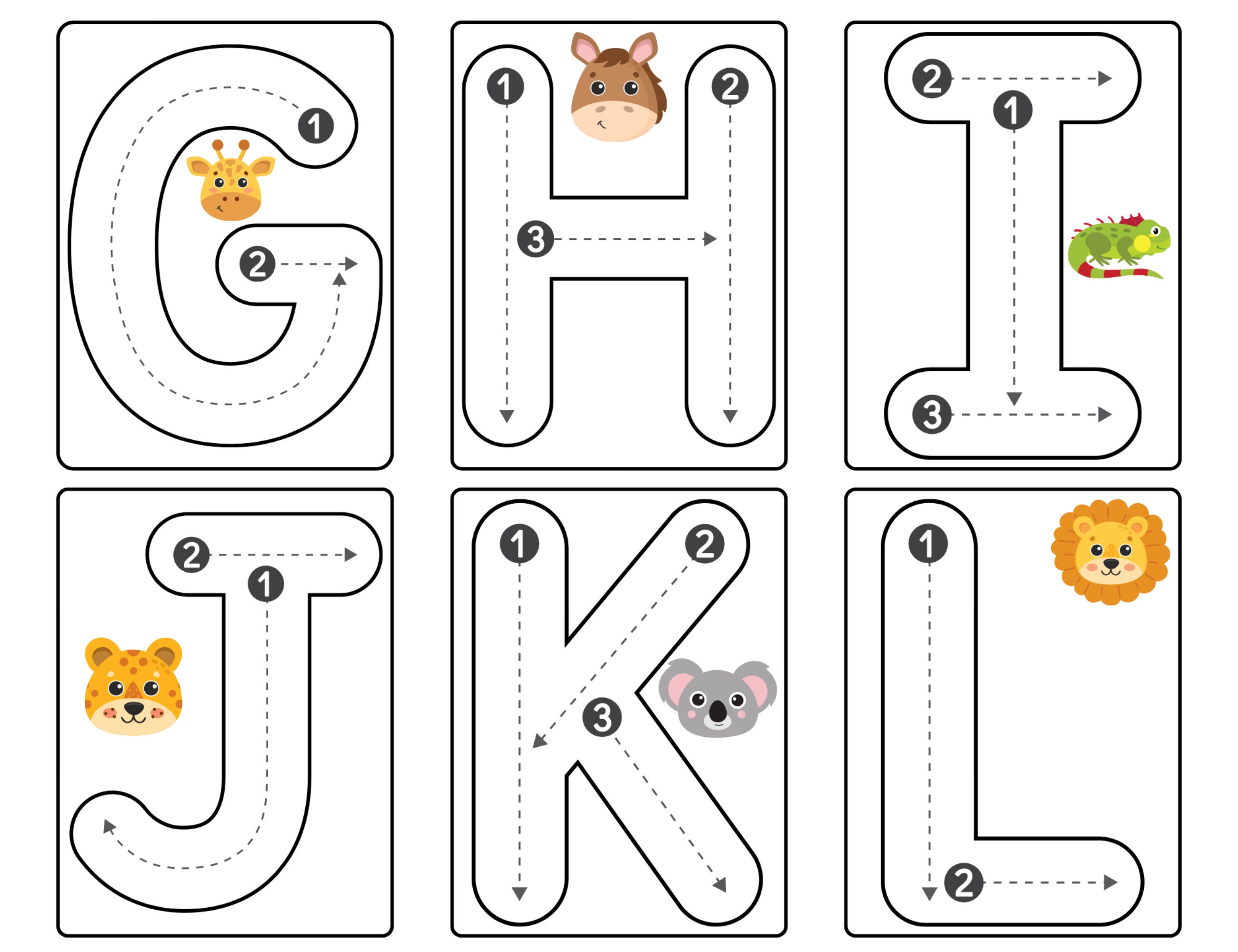 ABC Tracing, Alphabet, A-Z, Learn to Write, Handwriting, Finger, Kids ...