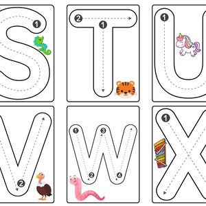 ABC Tracing, Alphabet, A-Z, Learn to Write, Handwriting, Finger, Kids ...