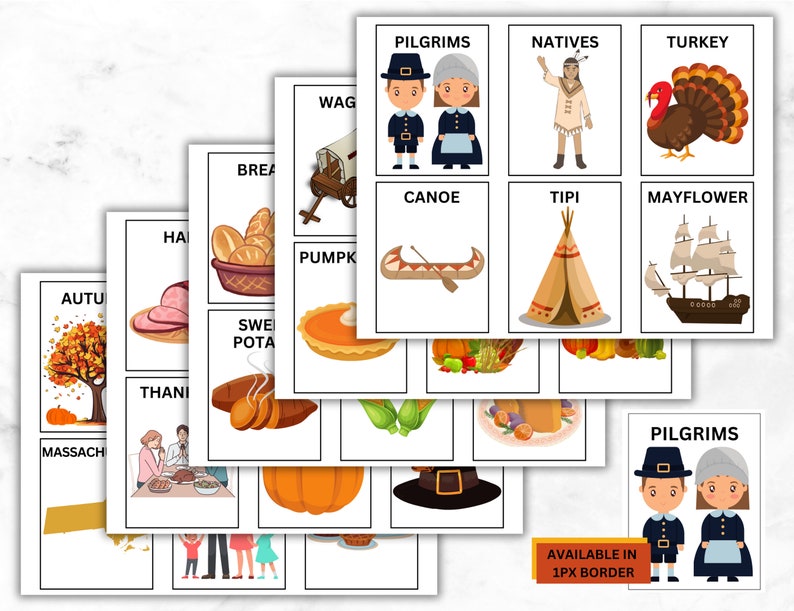 Thanksgiving, Flashcards, November, Vocabulary, Words, Learning ...