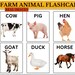 Farm Animals, Real, Flashcards, Pictures, Montessori, Back to School ...
