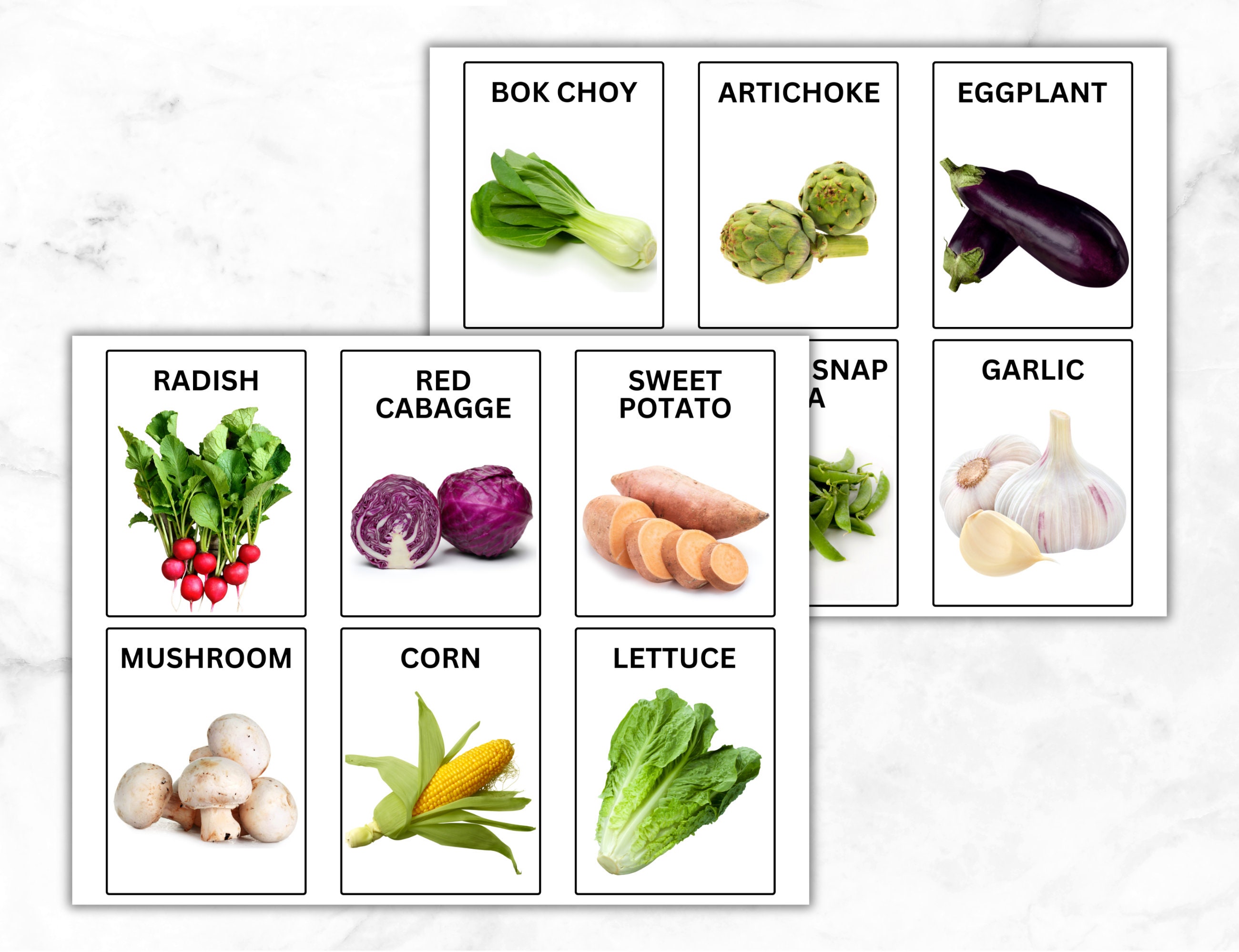 Vegetables, Real, Veggies, Flashcards, Montessori, School, Classroom ...