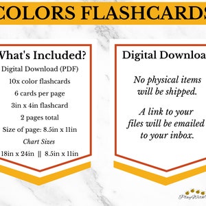 Color Flashcards, Crayons, Chart, Montessori, School, Classroom ...