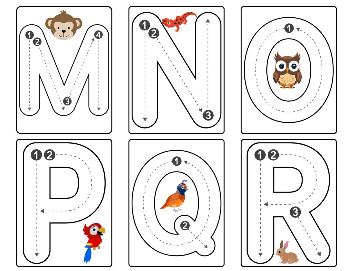 ABC Tracing, Alphabet, A-Z, Learn to Write, Handwriting, Finger, Kids ...