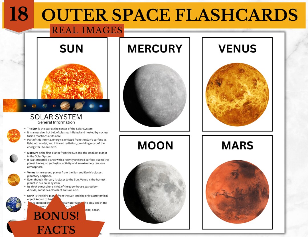 Real Outer Space, Solar System, Flashcards, Planets, Galaxy, Astronomy ...