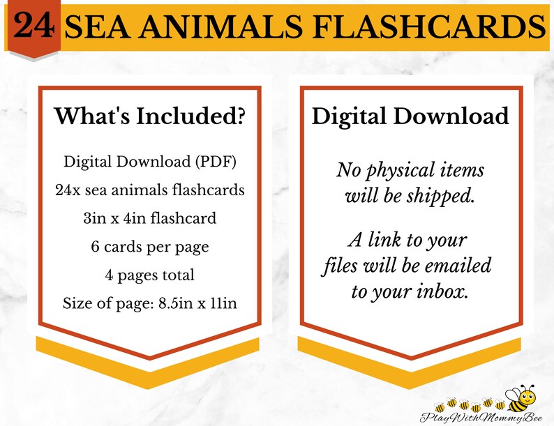 Sea Animals, Flashcards, Aquatic, Marine, Water, Ocean, Preschool ...