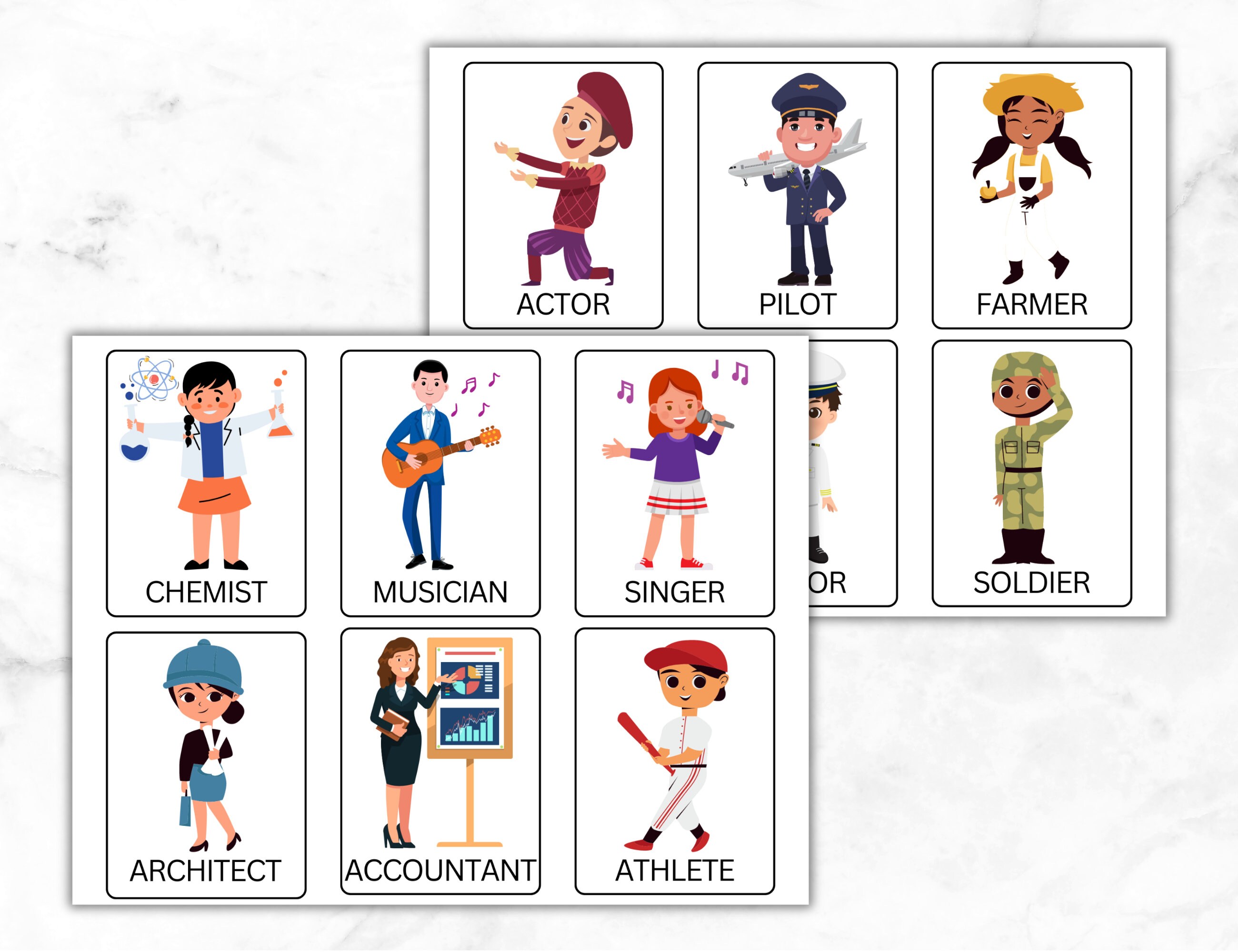 Profession, Flashcards, Careers, Montessori, Jobs, Occupations, School ...
