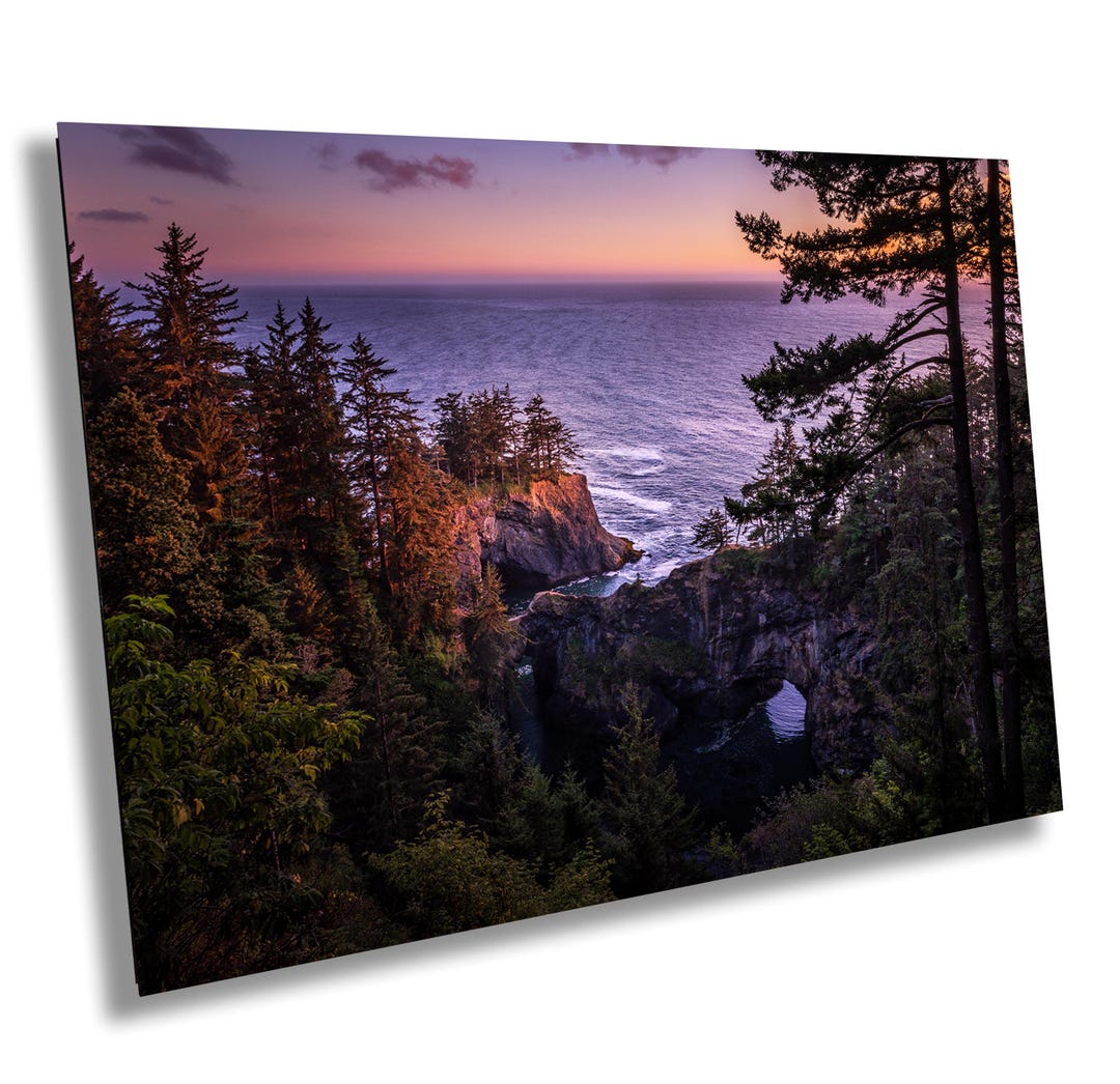 Oregon Coast Crescent City Natural Bridges Pacific Northwest Print ...