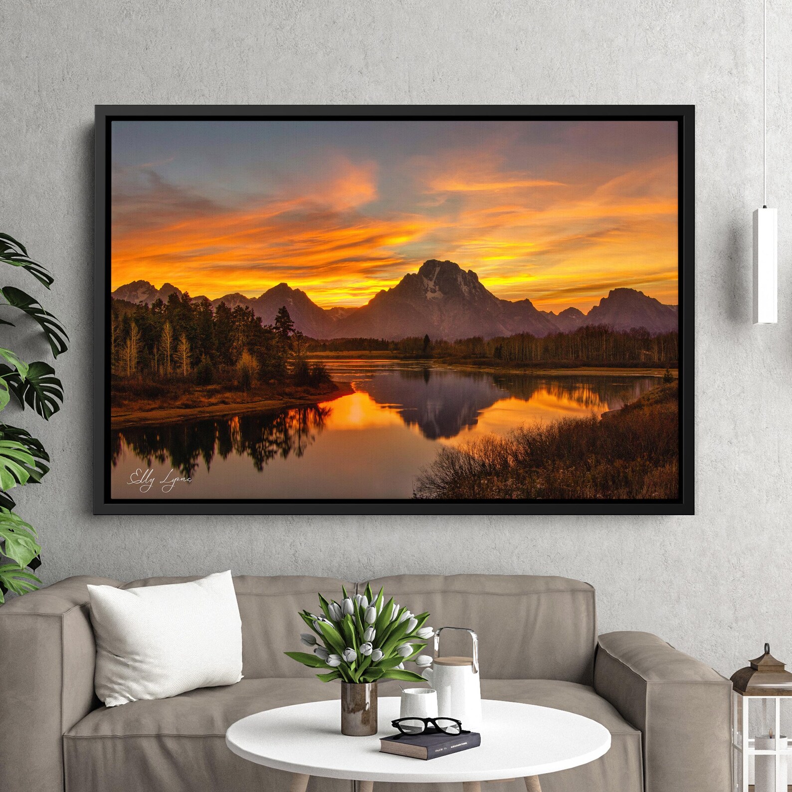 Grand Tetons | Oxbow Bend | Wyoming | Sunrise | Sunset | River | Print ...