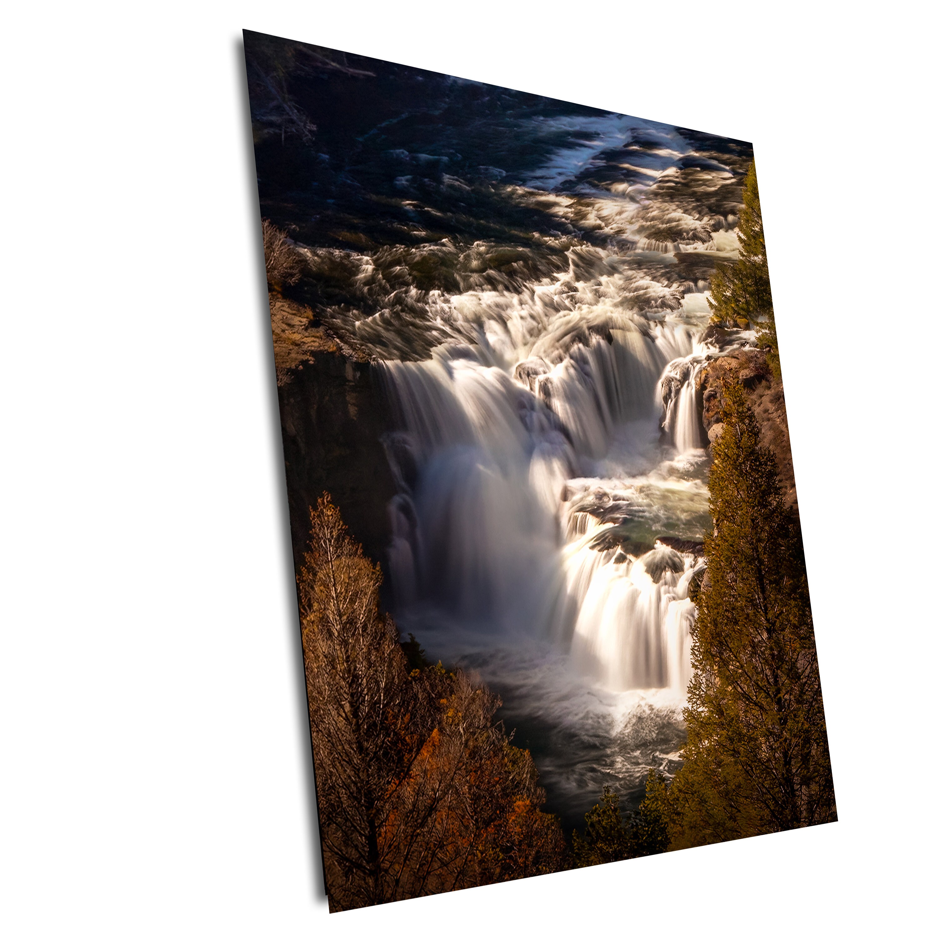 Lower Mesa Falls Ashton Idaho Waterfall Print Paper Canvas Metal ...
